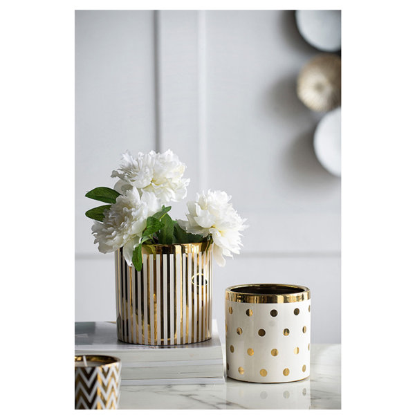 Mercer41 Eula Ceramic Indoor Pot Planter - Wayfair Canada